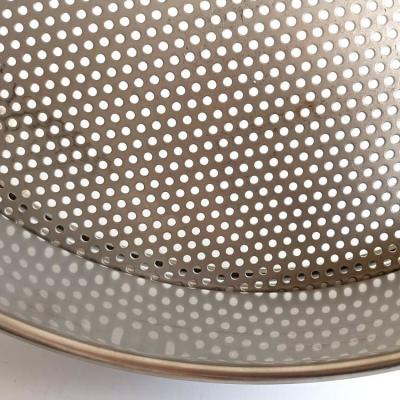 China Perforated Sheet AISI304 Round Flour Sifter 100 Micron Mesh Sieve for sale