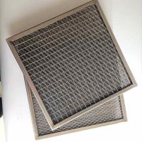 China Low resistance 40mm-1400mm Welded Wire Mesh Grill / Knitted Wire Mesh Filter for sale