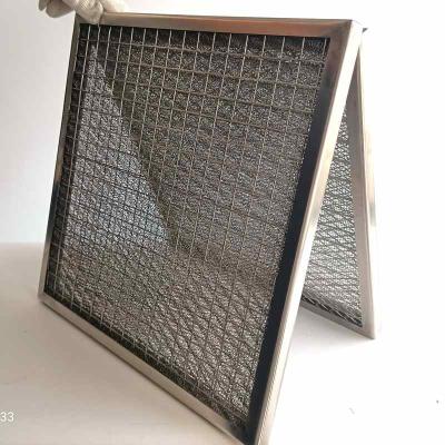 China Low resistance 40mm-1400mm Welded Wire Mesh Grill / Knitted Wire Mesh Filter for sale