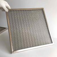 China Square Aluminum Frame 3-5um Mesh Demister 50cm Thickness Anti Rust for sale