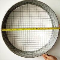 China Precision Mining Sieves Stainless 30cm 25cm Ss Sieve Mesh Alkali Resistance for sale