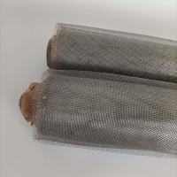 China 0.1m-2m Width 24 Mesh Stainless Steel Screen Midge Proof Mesh Silver Color for sale