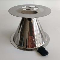 China Food Grade 115mm 125mm Coffee Filter Screen Mesh Stainless Steel Coffee Dripper for sale