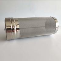 China 400 300 Micron Stainless Steel Wire Mesh Cylinder Filter Mesh Beer Brewing Filter for sale