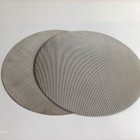 China Dutch Weave 304 Stainlesss Steel Wire Mesh Discs Filter Screen Mesh for sale