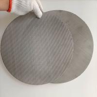 China Dutch Weave 304 Stainlesss Steel Wire Mesh Discs Filter Screen Mesh for sale