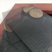 China 21*22 Mesh 0.18mm Wire Stainless Steel Window Screen Mesh Black Coated for sale