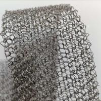 China Double Vapor Liquid Filter Knitted Wire Mesh 70mm Width Aluminum And Iron for sale