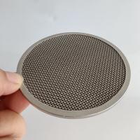 China 3 Layer Extruder Screen Pack Stainless Steel Wire Mesh Filter Discs Plain Weave for sale