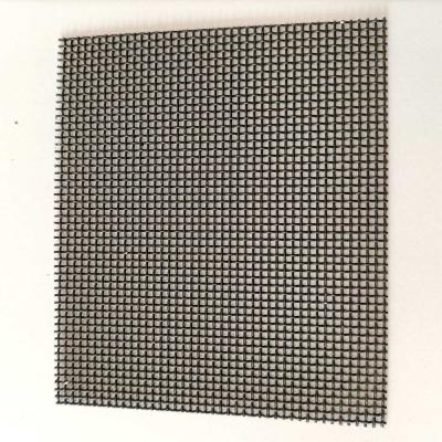 China Black Powder Coated Anti Theft Window Screen Mesh  0.45mm-1mm Acid Resisting for sale