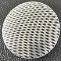 China 0.1-10mm 1/6 Stainless Steel Speaker Grill Cover Etched Perforated Metal Grille For Radio Parts for sale