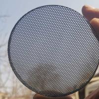 China 0.1-10mm 1/6 Stainless Steel Speaker Grill Cover Etched Perforated Metal Grille For Radio Parts for sale
