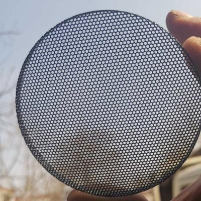 China 0.1-10mm 1/6 Stainless Steel Speaker Grill Cover Etched Perforated Metal Grille For Radio Parts for sale