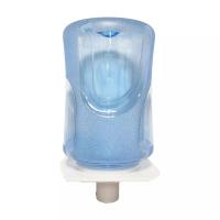 China Poly Carbonate 5 Gallon Water Bottle Round Body 20 Litres Water Bottle With Strip for sale
