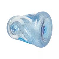 China Poly Carbonate 5 Gallon Water Bottle Round Body 20 Litres Water Bottle With Strip for sale
