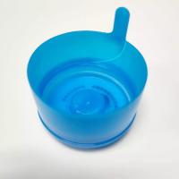 China Food Grade PE 5 Gallon Non Spill Caps Blue Color 55mm Diameter Rubber Liner for sale
