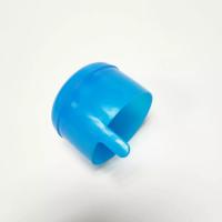 China Food Grade PE 5 Gallon Non Spill Caps Blue Color 55mm Diameter Rubber Liner for sale