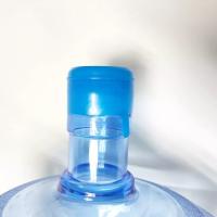China PE Blue Color Non Spill Caps Peel Off Type Rubber Liner 5 Gallon Water Jug No Spill Caps for sale