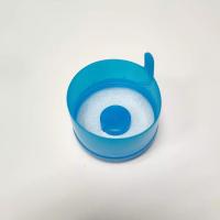 China PE Non Spill Water Bottle Caps Peel Off Type With Foam Gasket for sale
