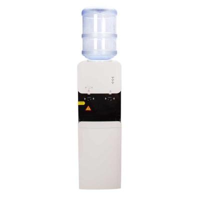 China Touchless White Plastic Water Dispenser Child Lock Compressor Cooling Auto Stop for sale