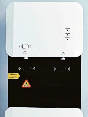 China Safety Feature Child Lock Touchless Hot Cold Water Dispenser Free Standing Design White for sale