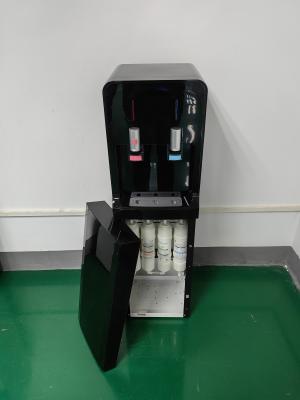 China Hot Cold Drinking Water Dispenser with Silver Black Painting and Free Installation for sale