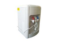 China 3 Tap POU Water Cooler Dispenser Compressor Cooling With External Heating Tank for sale