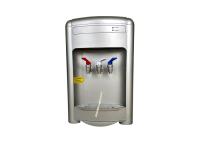 China OEM Silver Color 3 Tap Water Cooler Dispenser , Tabletop Bottled Water Dispenser for sale