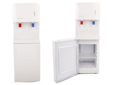 China Free Standing Hot and Cold Drinking Water Dispenser Machine With 16 Litres Refrigerator for sale