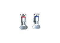 China Push Backward Type Hot Cold Water Faucet for sale