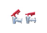 China Water Dispenser Parts 3 Taps Red White Blue Handle for sale