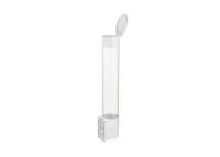 China White Transparent Paper Cup Dispenser , Plastic Cup Holder For Water Dispenser for sale