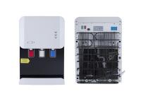 China Compressor Cooling Desktop Water Cooler Dispenser Machine Three Taps Bottled Type for sale