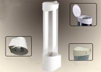 China White Color Plastic / Paper Cup Dispenser For Water Cooler Elegant Appearance for sale