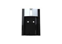 China Black Color Water Dispenser Parts Front Upper Plastic Panel With 2 Holes for sale
