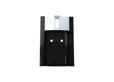China Black Color Water Dispenser Parts Front Upper Plastic Panel With 2 Holes for sale