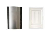 China Lower Cabinet Door Water Cooler Dispenser Parts Silver Black Painting Color for sale