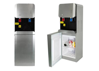 China 5 gallon ABS Plastics Free Standing Bottled Water Dispenser 16L with Refrigerator for sale