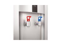 China Silver Bottled Water Dispenser Free Standing For Heating And Cooling Water Dispenser for Home for sale
