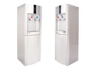 China Free standing 16L/E bottled hot and cold drinking water dispenser with complete silver painting for sale