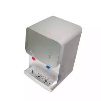 China Plastic ABS Desktop Water Cooler Dispenser Silver Painting 112W Cooling for sale