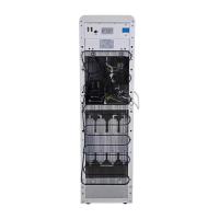 China 3 Taps Pipeline Water Cooler Dispenser R134a refrigerant Built In Inline Filters for sale
