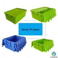 China Logistics Industrial Plastic Storage Containers Rectangle For Sustainable Supply Chain for sale