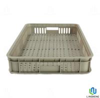 China PP Stackable Fruit Crates , Nestable Plastic Crates For Fruits And Vegetables Manufacturers for sale