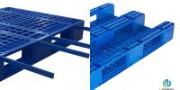 China Steel Reinforce Rack Warehouse Storage Pallets , Cargo Export Plastic Pallet For Transport for sale