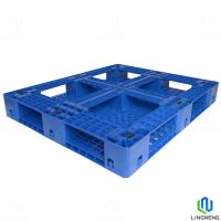 China Large Heavy Duty Nestable Pallet Euro Plastic Pallets Solid 1200x1000*150mm for sale