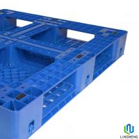 China Large Heavy Duty Nestable Pallet Euro Plastic Pallets Solid 1200x1000*150mm for sale