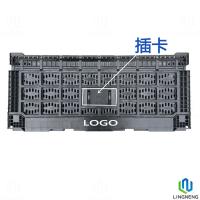 China 50L Plastic Storage Shoe Box , Folding Plastic Crates Heavy Duty For Moving Organizer Crate for sale