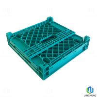 China 16 Quart Collapsible Milk Crate Stackable Foldable Plastic Crates For Vinyl Record And  Milk for sale