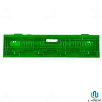 China 27L Lightweight Folding Crate Box Vegetable Fruit Turnover Mesh Crate With Handles for sale